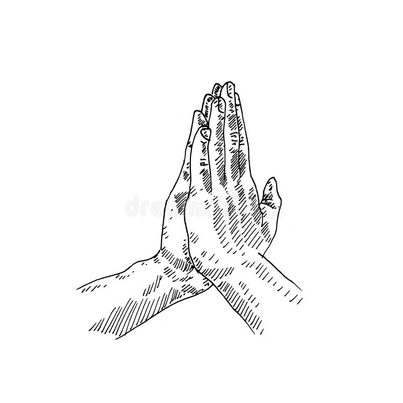 High Five Sketch Stock Illustrations – 493 High Five Sketch Stock ...