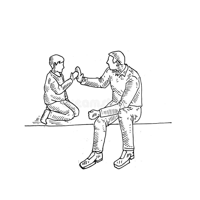 High Five Sketch Stock Illustrations – 493 High Five Sketch Stock ...