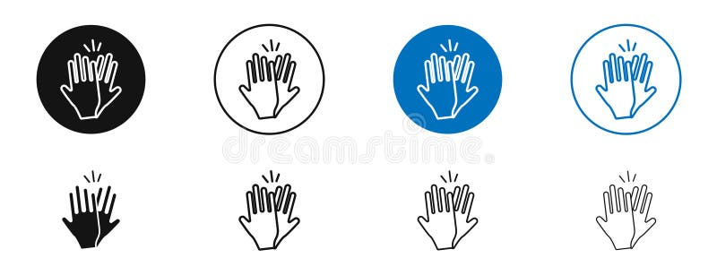 High Five Icon Stock Illustrations – 4,755 High Five Icon Stock ...