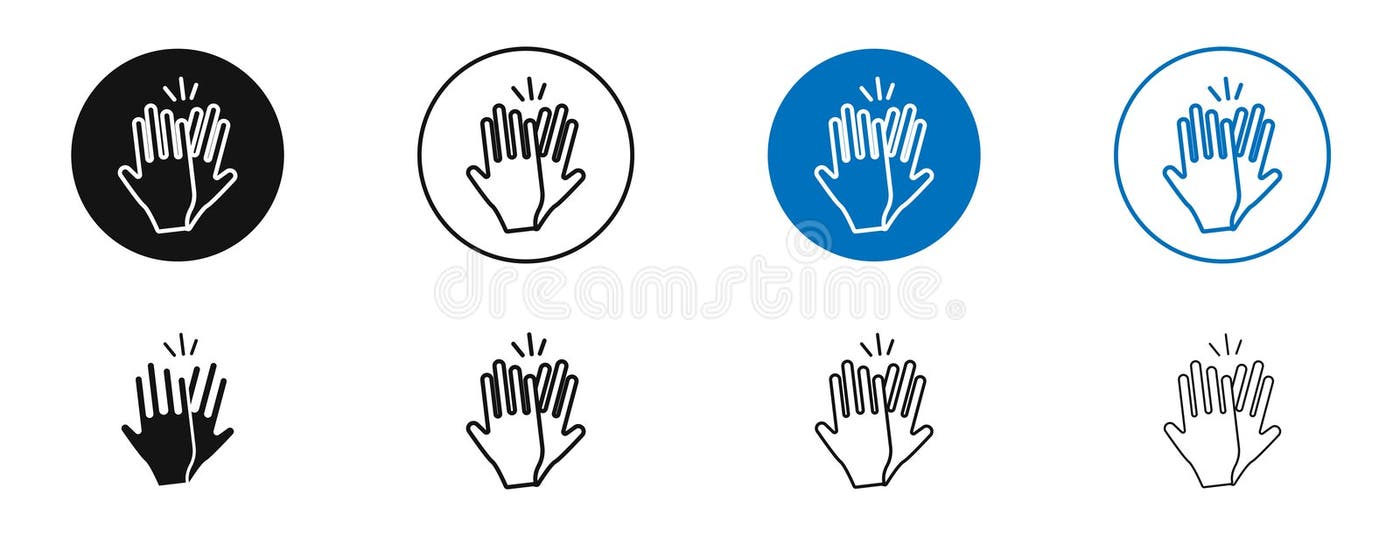High Five Icon Stock Illustrations – 4,755 High Five Icon Stock ...