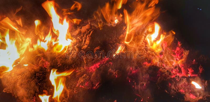 High Flame of Fire Exploration Stock Image - Image of high, fire: 312205039