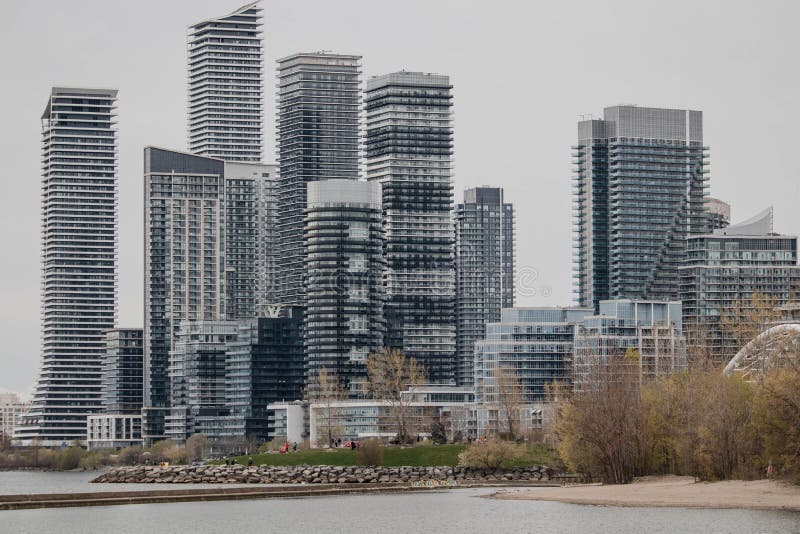 High Floor Buildings on a Cloudy Day Stock Photo - Image of nature ...