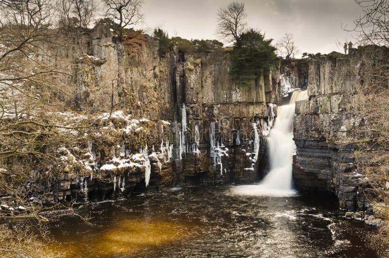 High Force waterfall stock photo. Image of outdoors, high - 30470098