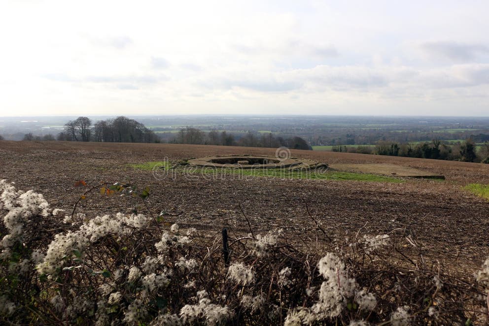 High Frequency Direction Finding Station Base in a Field at Halnaker ...