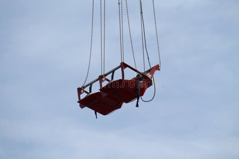 High Fun Fair Ride. stock photo. Image of wind, thrill - 274662448