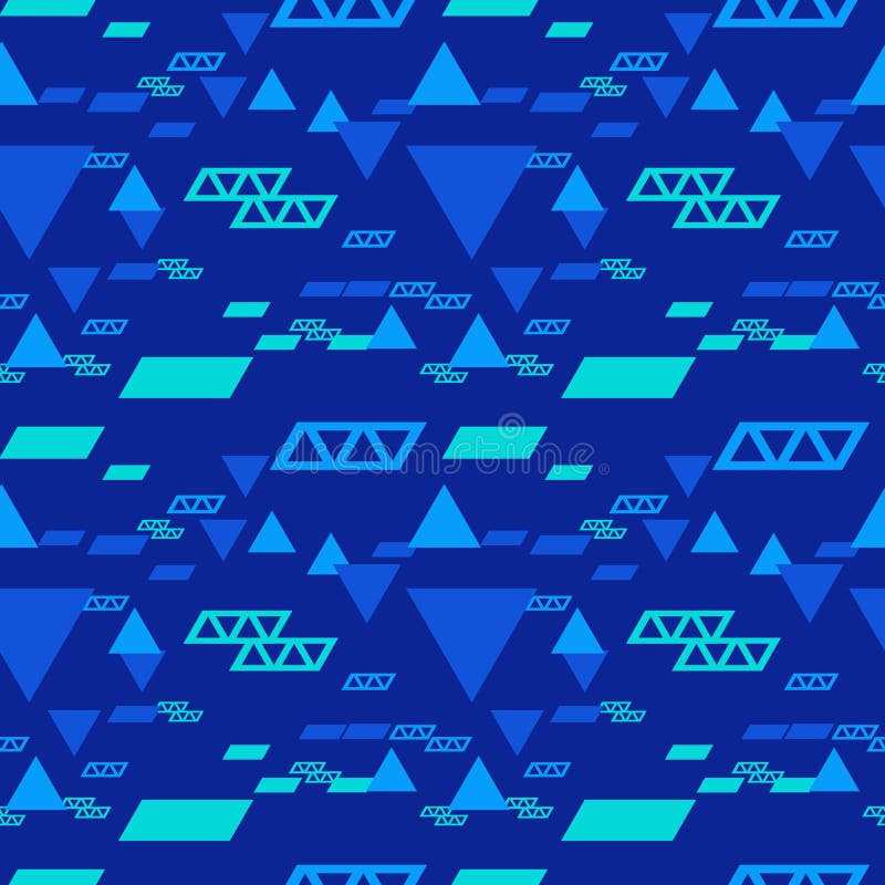 High Future Technology Seamless Pattern Stock Vector - Illustration of ...