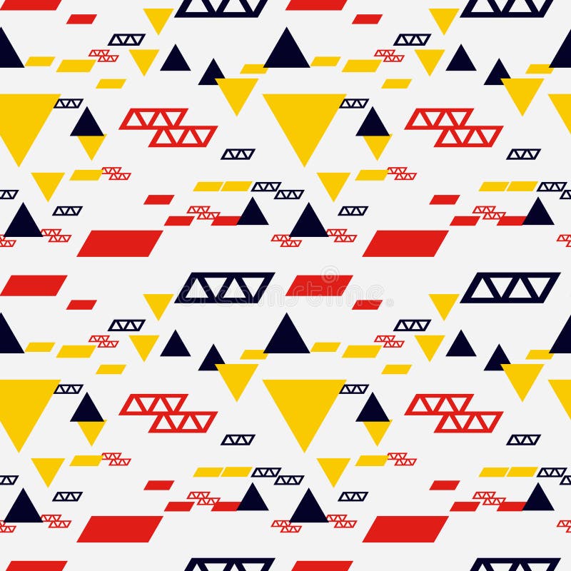 High Future Technology Seamless Pattern Stock Vector - Illustration of ...