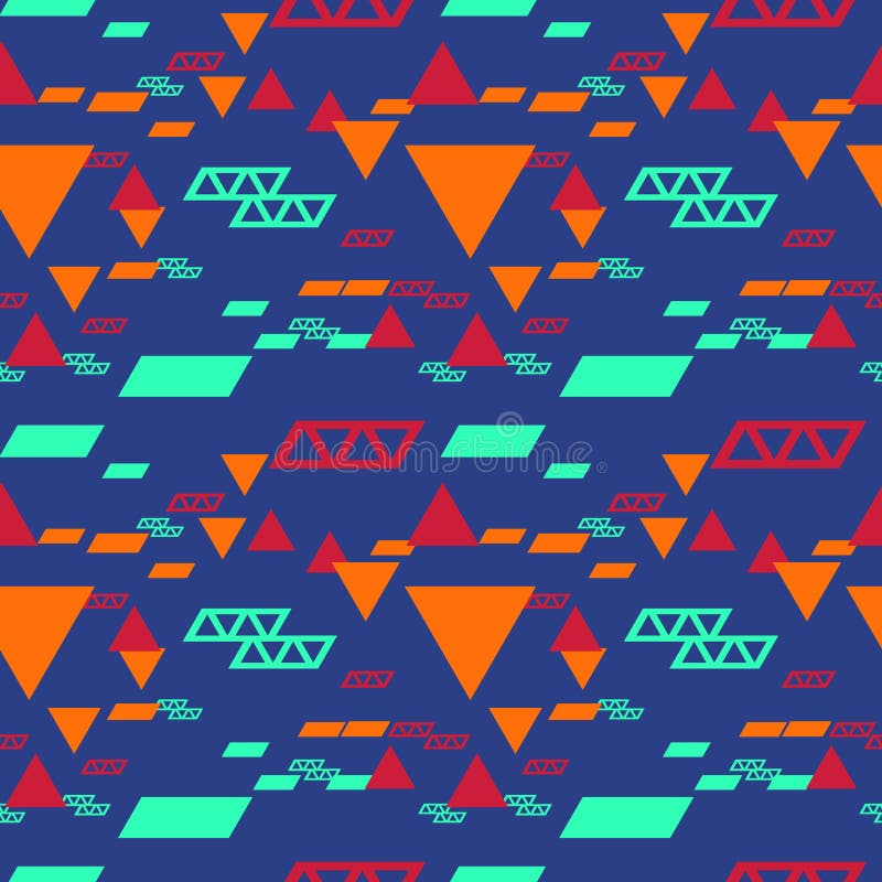 High Future Technology Seamless Pattern Stock Vector - Illustration of ...