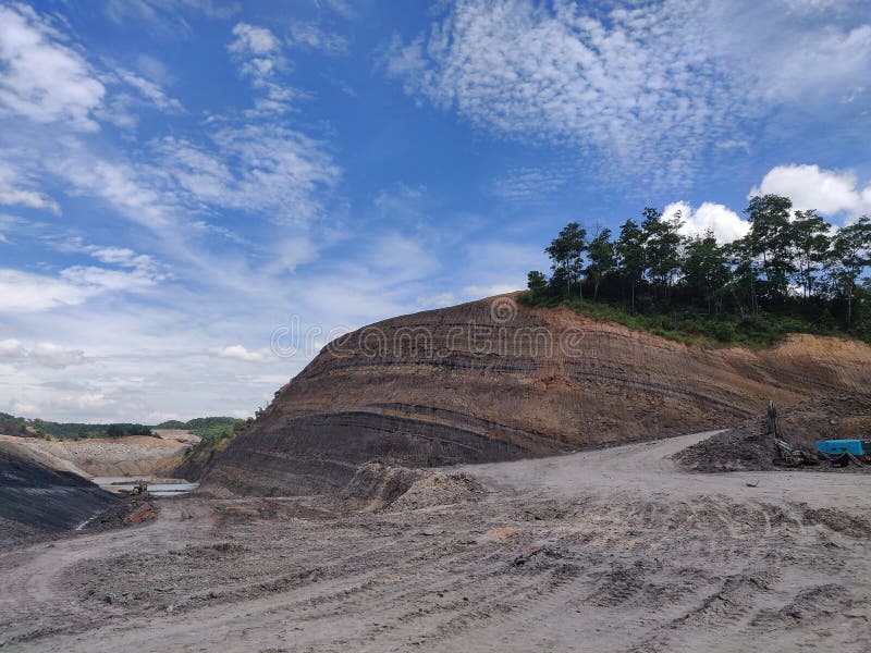 High Grade Coal Mine, Coal Layer Stock Photo - Image of nature, mining ...