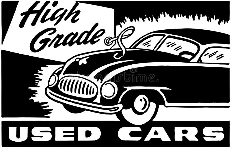 High Grade Used Cars 4 stock vector. Illustration of clip - 42097061
