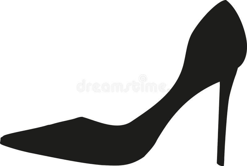High heel icon stock vector. Illustration of heel, female - 107187199