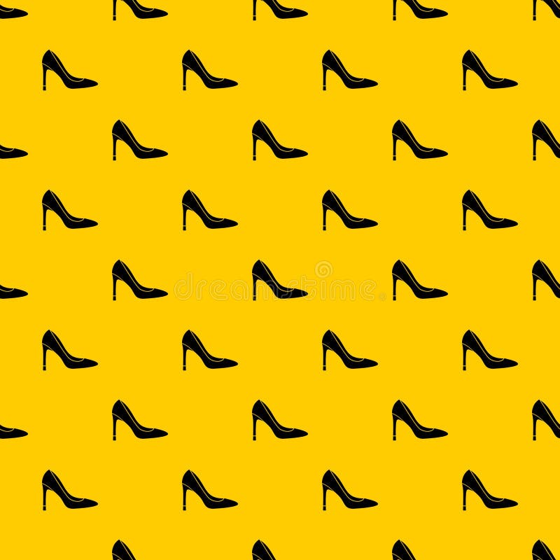 High Heel Shoe Pattern Vector Stock Vector - Illustration of dress ...