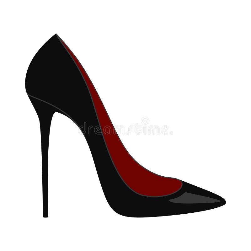 High Heel Vector stock vector. Illustration of fashion - 232042481