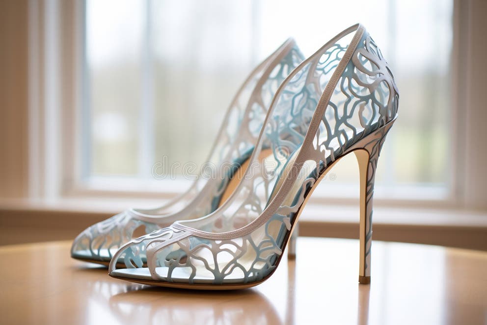 High heeled shoes on table stock image. Image of formal - 316057169