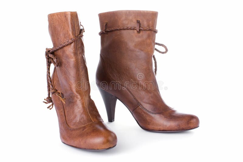 High heels half boot stock image. Image of bottine, shoes - 6610855