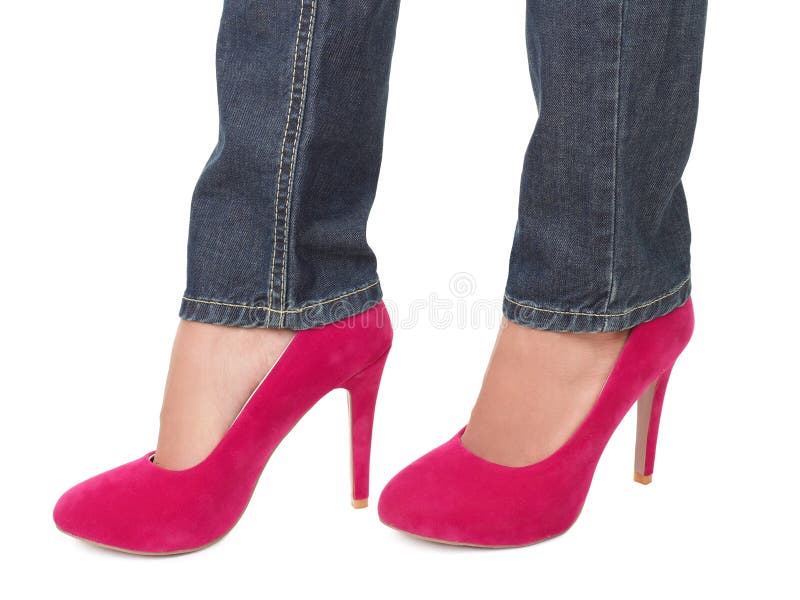 5,262 Woman Jeans High Heels Stock Photos - Free & Royalty-Free Stock ...