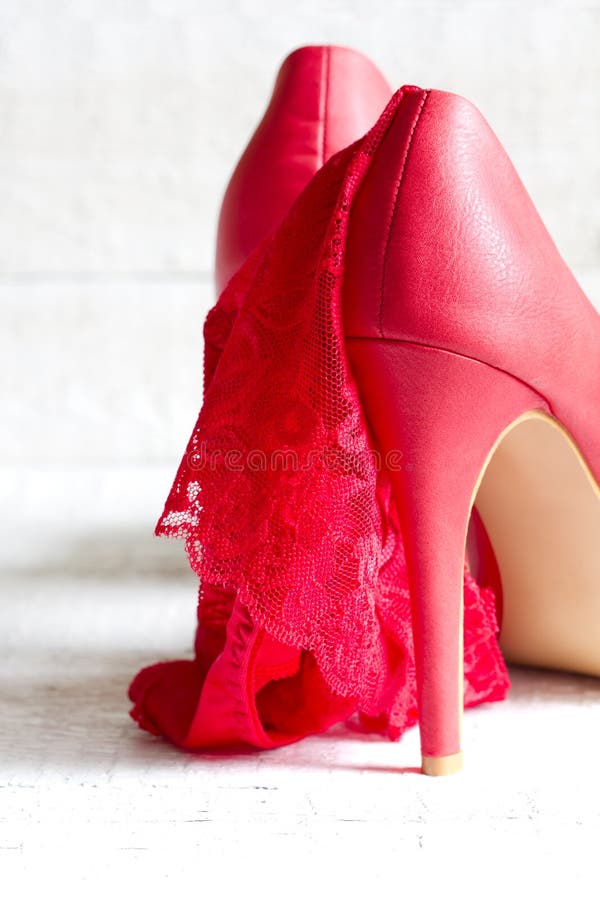 High Heels and Red G-string Abstract Concept Stock Image - Image of ...
