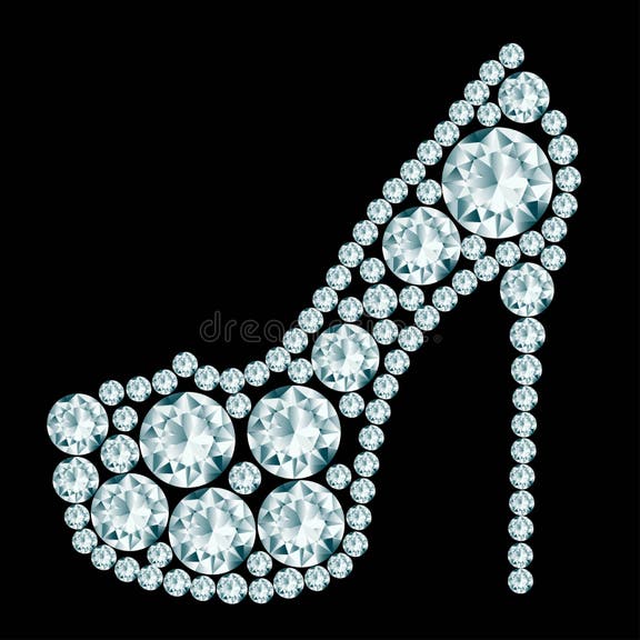 High heels shoe stock vector. Illustration of style, fashion - 35830753