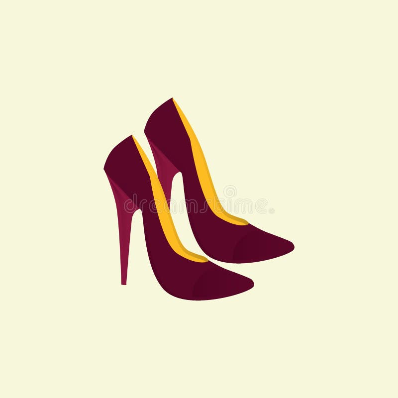 High Heels. Vector Illustration Decorative Design Stock Vector ...