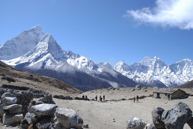 High Himalayan Cottage stock photo. Image of extreme - 12533512