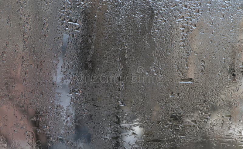 High Humidity Condensation on the Window Glass Stock Photo - Image of ...