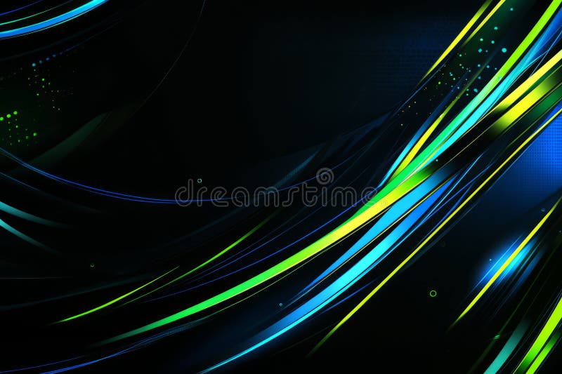 A High-impact Abstract Background with Intense Black, Electric Blue ...