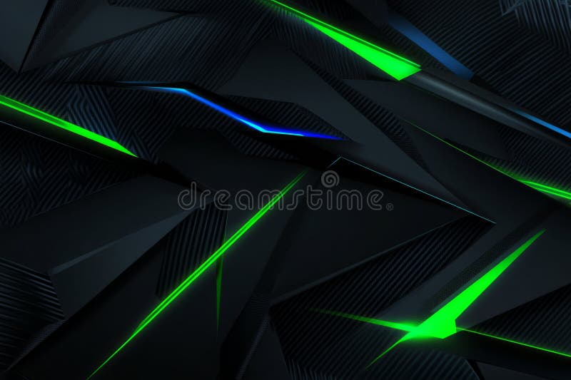 A High-impact Abstract Background with Intense Black, Electric Blue ...