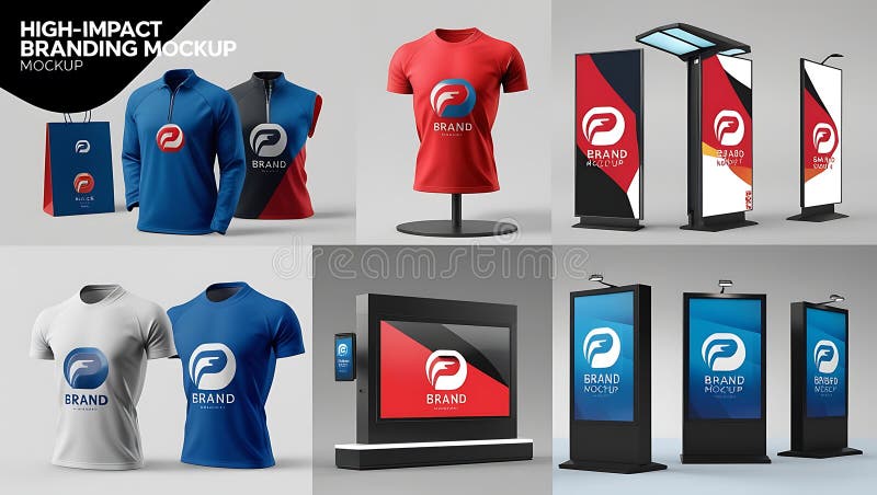 High-Impact Branding Mockups: Dynamic Visuals for Logo, Color Schemes ...