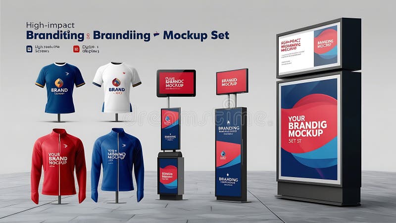 High-Impact Branding Mockups: Dynamic Visuals for Logo, Color Schemes ...