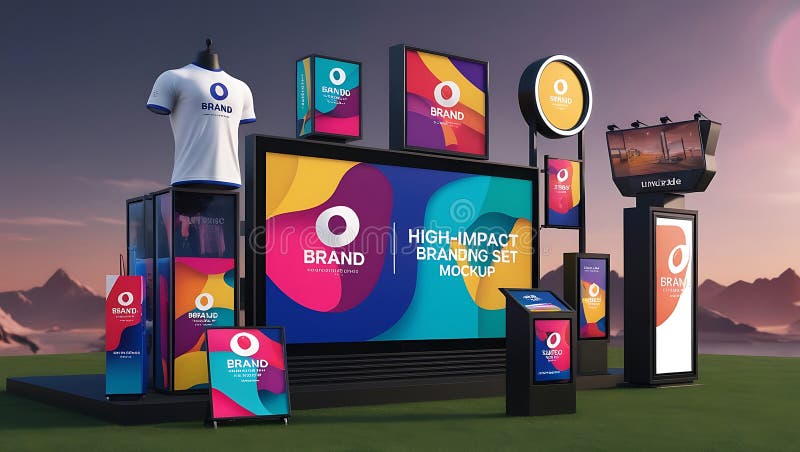 High-Impact Branding Mockups: Dynamic Visuals for Logo, Color Schemes ...