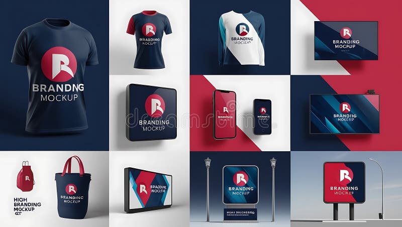 High-Impact Branding Mockups: Dynamic Visuals for Logo, Color Schemes ...