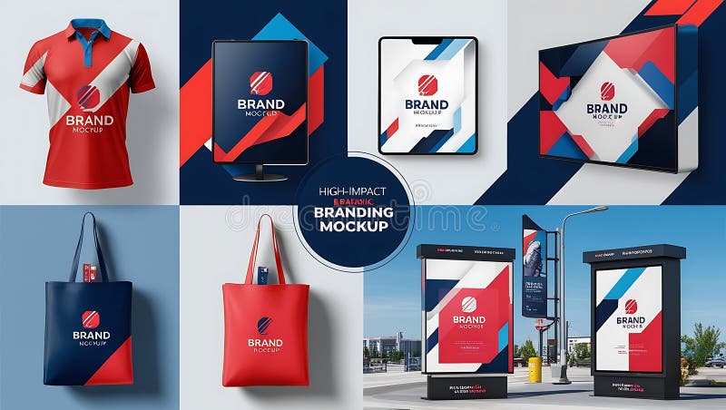 High-Impact Branding Mockups: Dynamic Visuals for Logo, Color Schemes ...