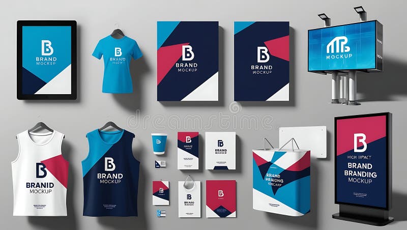 High-Impact Branding Mockups: Dynamic Visuals for Logo, Color Schemes ...