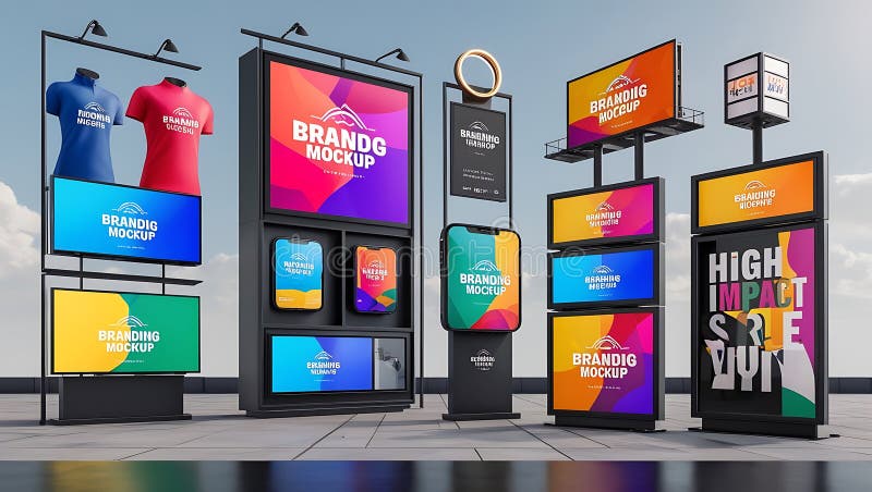 High-Impact Branding Mockups: Dynamic Visuals for Logo, Color Schemes ...