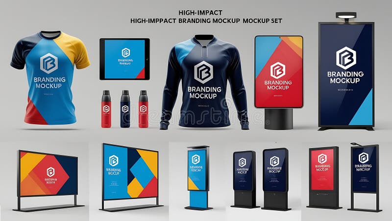 High-Impact Branding Mockups: Dynamic Visuals for Logo, Color Schemes ...