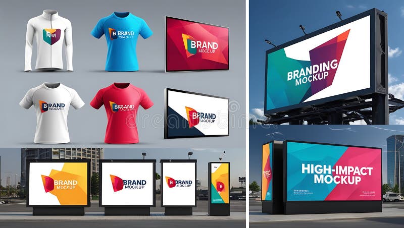 High-Impact Branding Mockups: Dynamic Visuals for Logo, Color Schemes ...