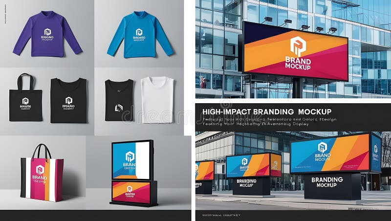 High-Impact Branding Mockups: Dynamic Visuals for Logo, Color Schemes ...