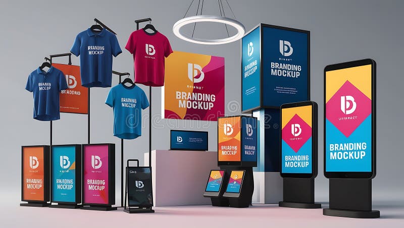 High-Impact Branding Mockups: Dynamic Visuals for Logo, Color Schemes ...