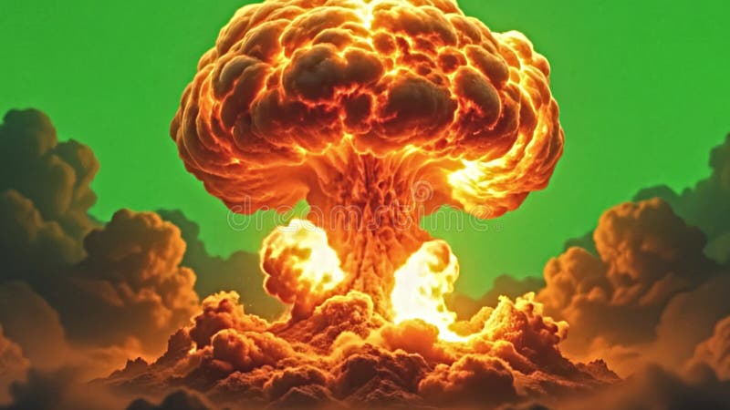 High-impact VFX of a Nuclear Explosion, Detailed Elements of Fire ...