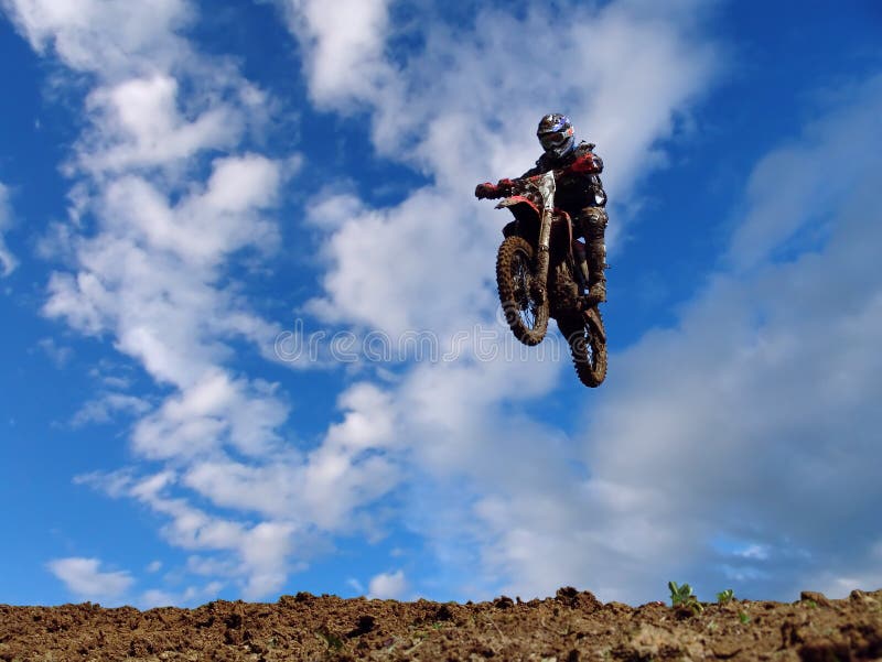 High jump stock image. Image of bike, motorcycle, flying - 134267