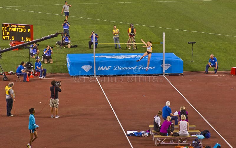 High jump editorial image. Image of girl, people, person - 14865610