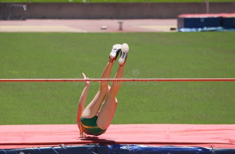 High Jump Bar stock image. Image of standards, jump, high - 2314083