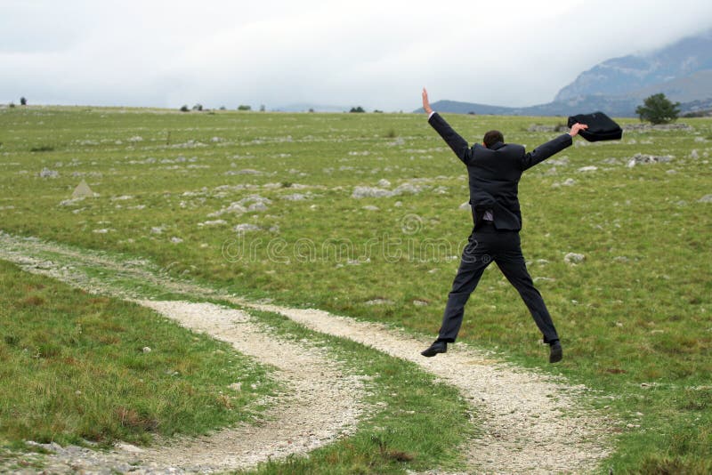 High jump stock image. Image of mountain, suitcase, earn - 3357969