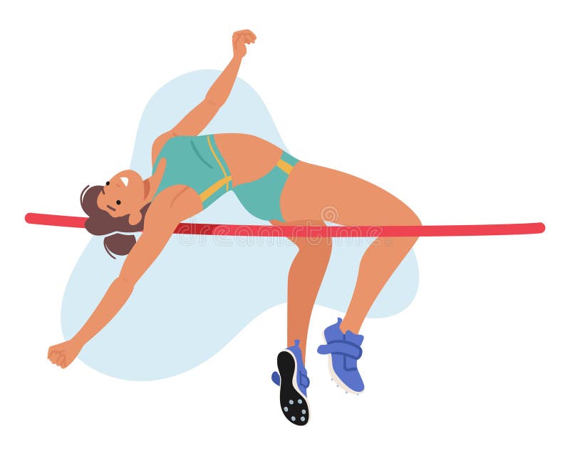 High Jump Athlete Exhibits Explosive Power and Precise Technique ...