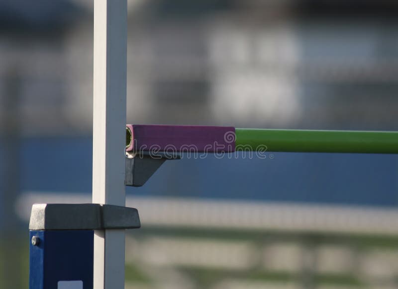 High Jump Bar stock image. Image of standards, jump, high - 2314083