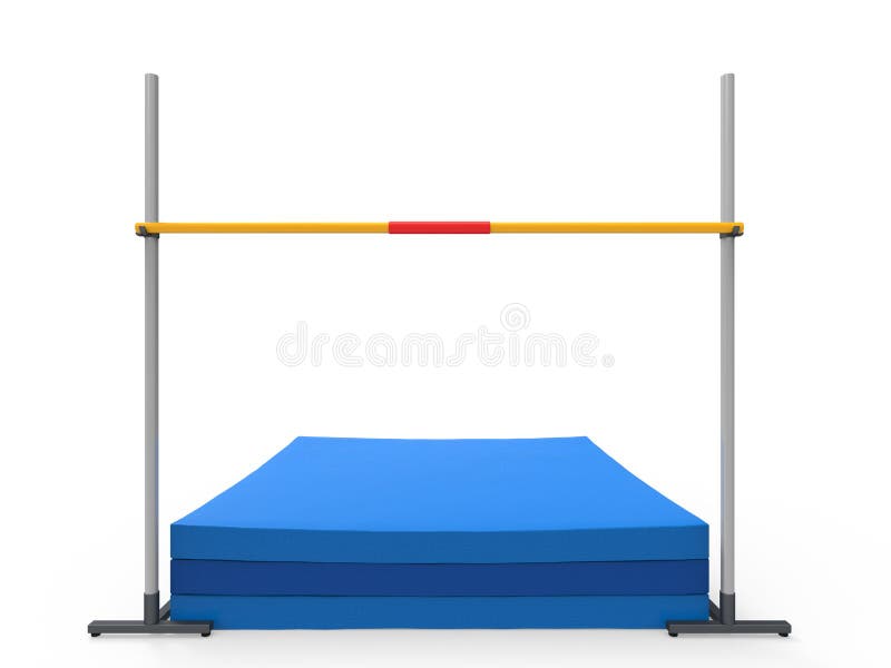 High jump set. stock vector. Illustration of athlete - 96241934