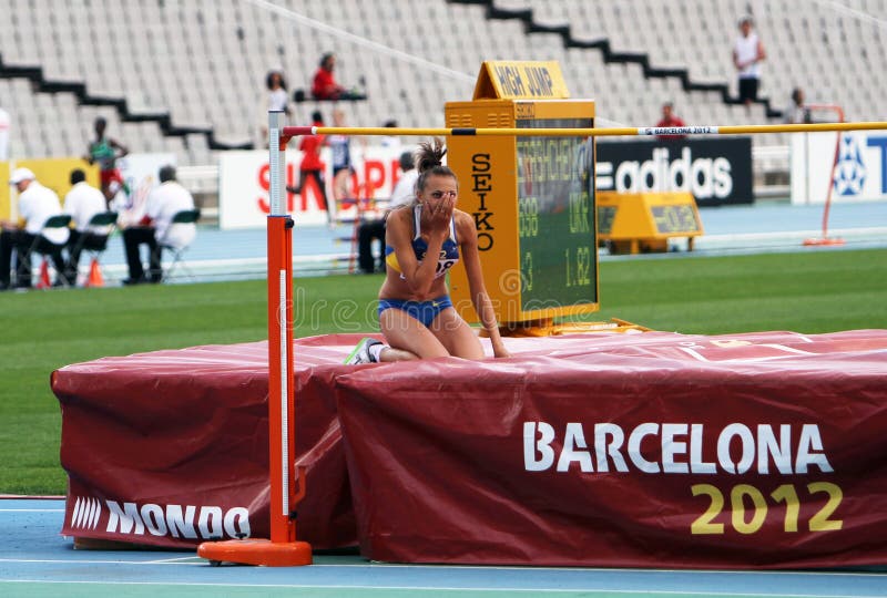 High Jumper Iryna Gerashchenko Editorial Image - Image of athlete, game ...