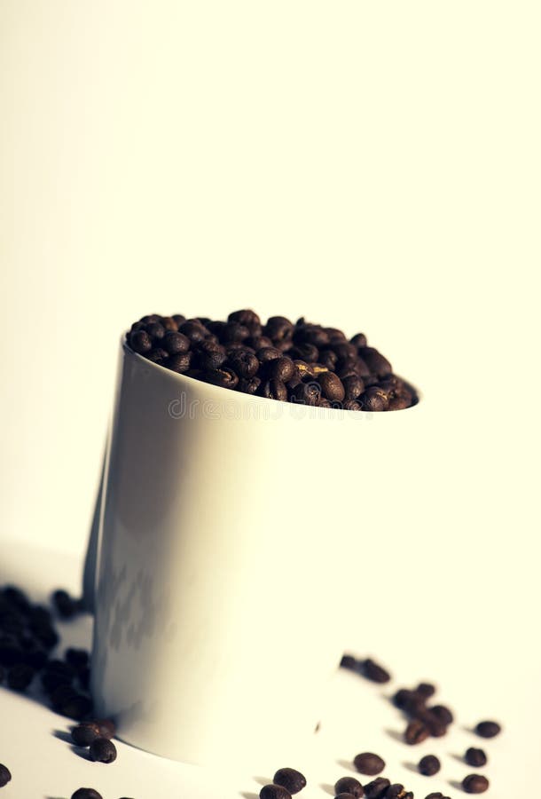 High Key Coffee Beans stock photo. Image of high, beans - 12663722