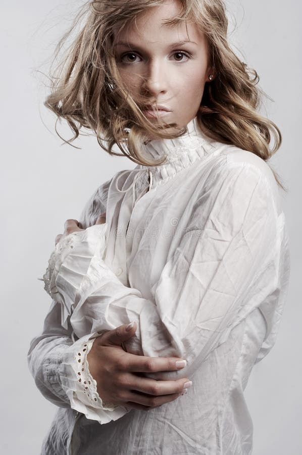 High key portrait stock photo. Image of model, people - 18396460