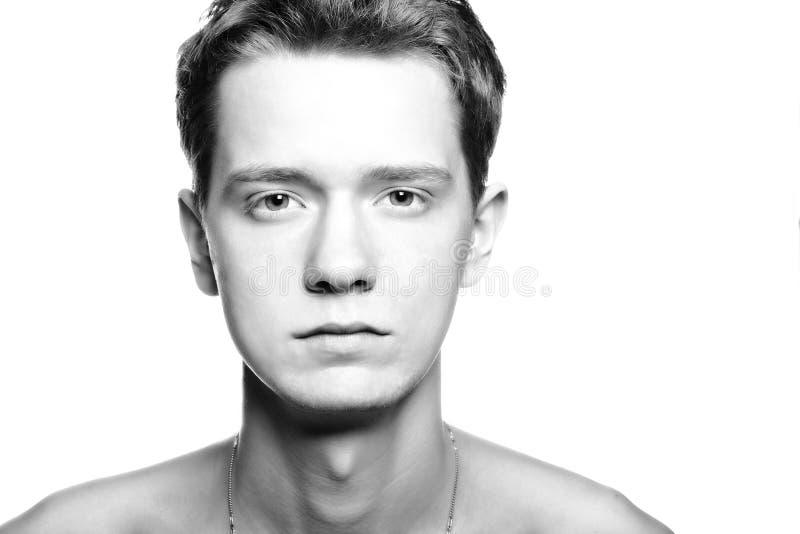 High key portrait stock image. Image of beard, deep, fashion - 19242871